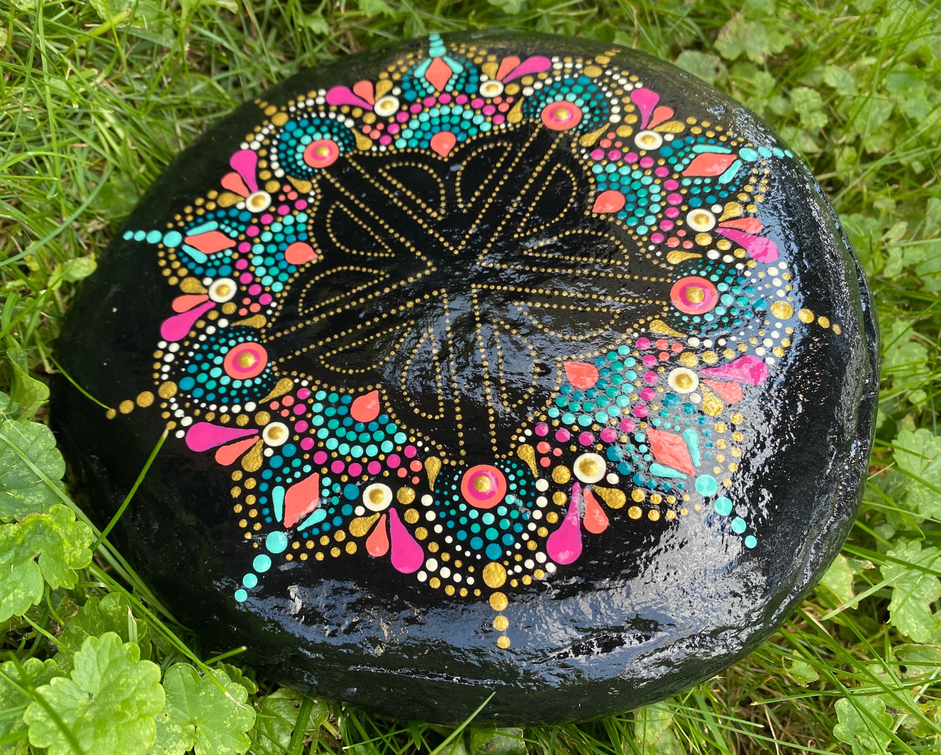 Rochester NY ROC Flower City Logo Dot Mandala Thoughtful - Etsy