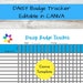 Daisy Badge Tracker Editable, Girl Scouts Badge Tracker, Canva Template ...