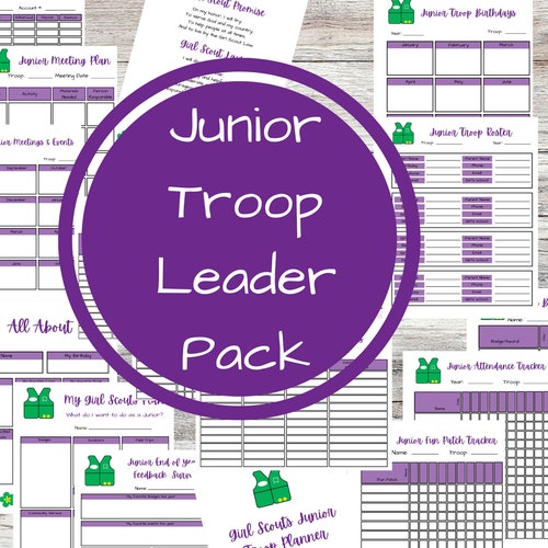Girl Scouts Ultimate Troop Leader Planner Tool Kit Binder - Etsy