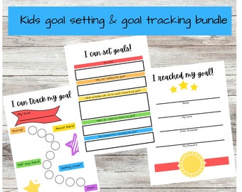 Kids Goal Setting Sheet - Etsy