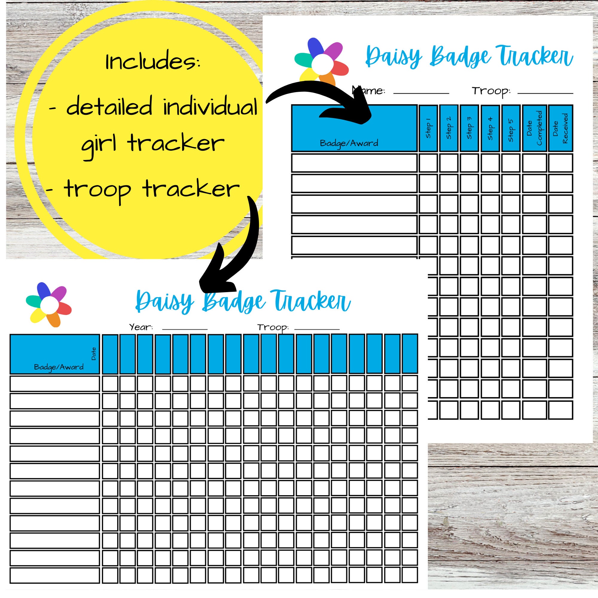 Daisy Badge Tracker Girl Scouts Badge Tracker Award Tracker - Etsy UK Daisy Badge Tracker Girl Scouts Badge Tracker Award Tracker - Etsy UK