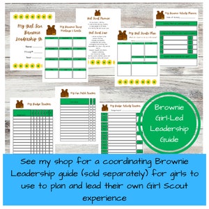 Printable Brownie Girl Scout Troop Leader Planning and Organizing Kit ...