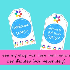 Daisy Girl Scouts Certificate Printable, Investiture Certificate ...