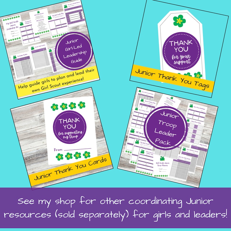 Printable Junior Girl Scout New Troop Member Kit, New Girl Handouts ...