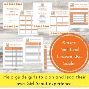 Printable Senior Girl Scout Girl-led Guide for Planning and Organizing ...
