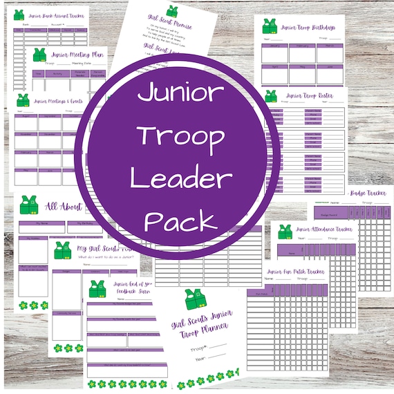 Calendars & Planners Troop Finances Junior Troop Leader Planner ...