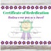 Junior Girl Scouts Certificate Printable, Rededication Certificate ...