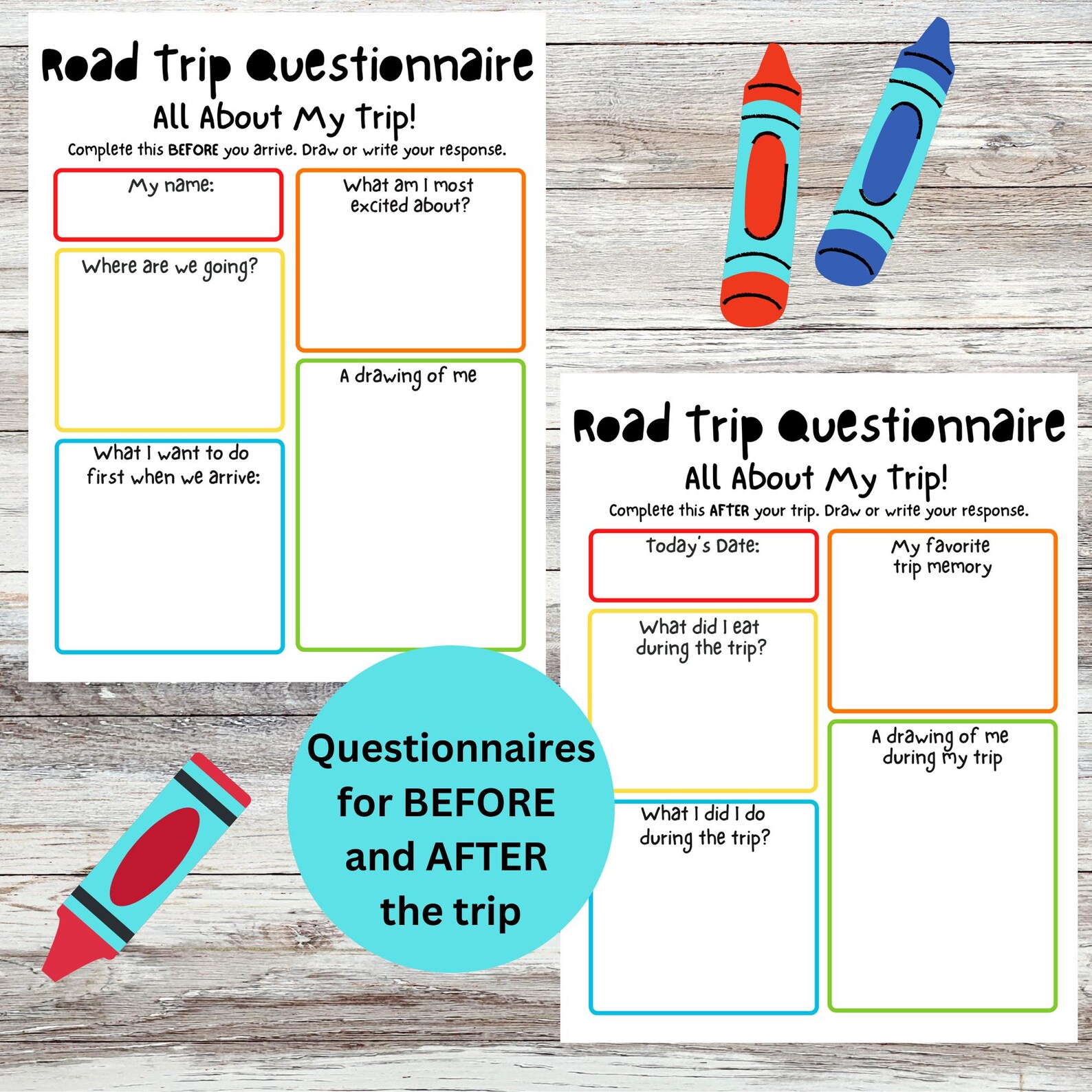 Printable Road Trip Activity Bundle: Kid-friendly Travel Games ...