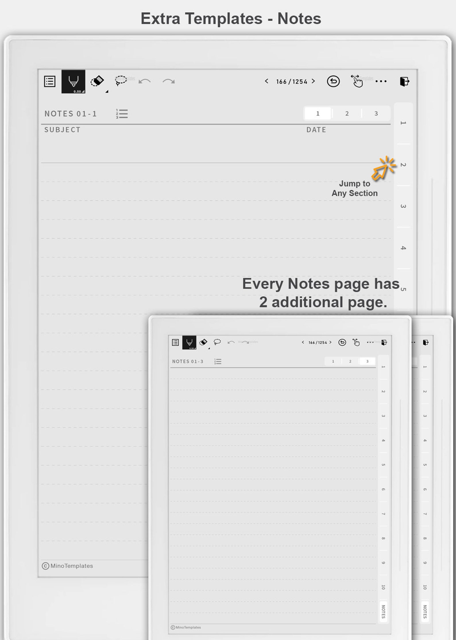 Supernote A6X, Digital Reading Journal Templates, Book Review, Instant ...