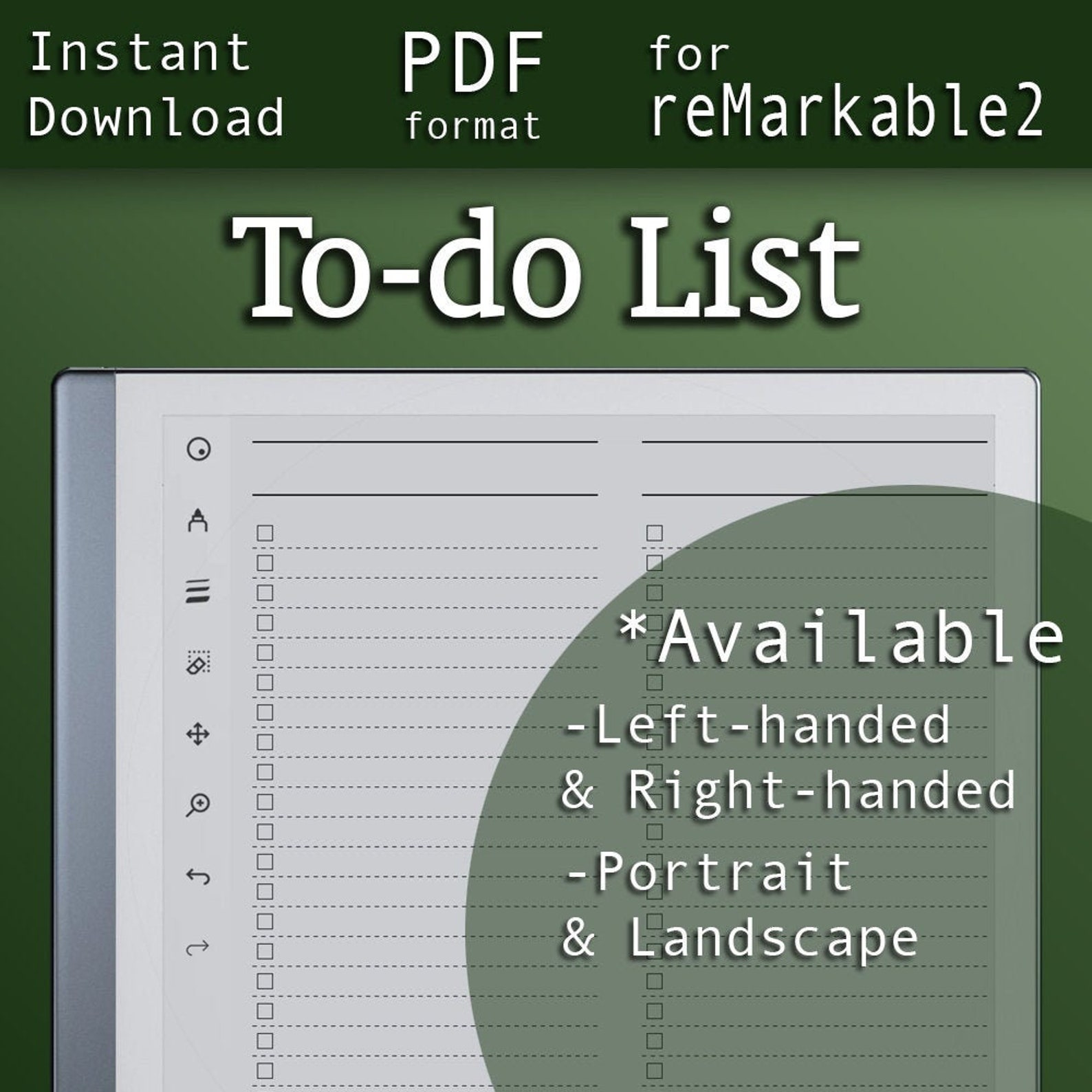 Remarkable 2 To Do List Template