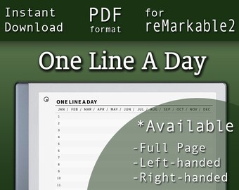 One Line Journal - Etsy