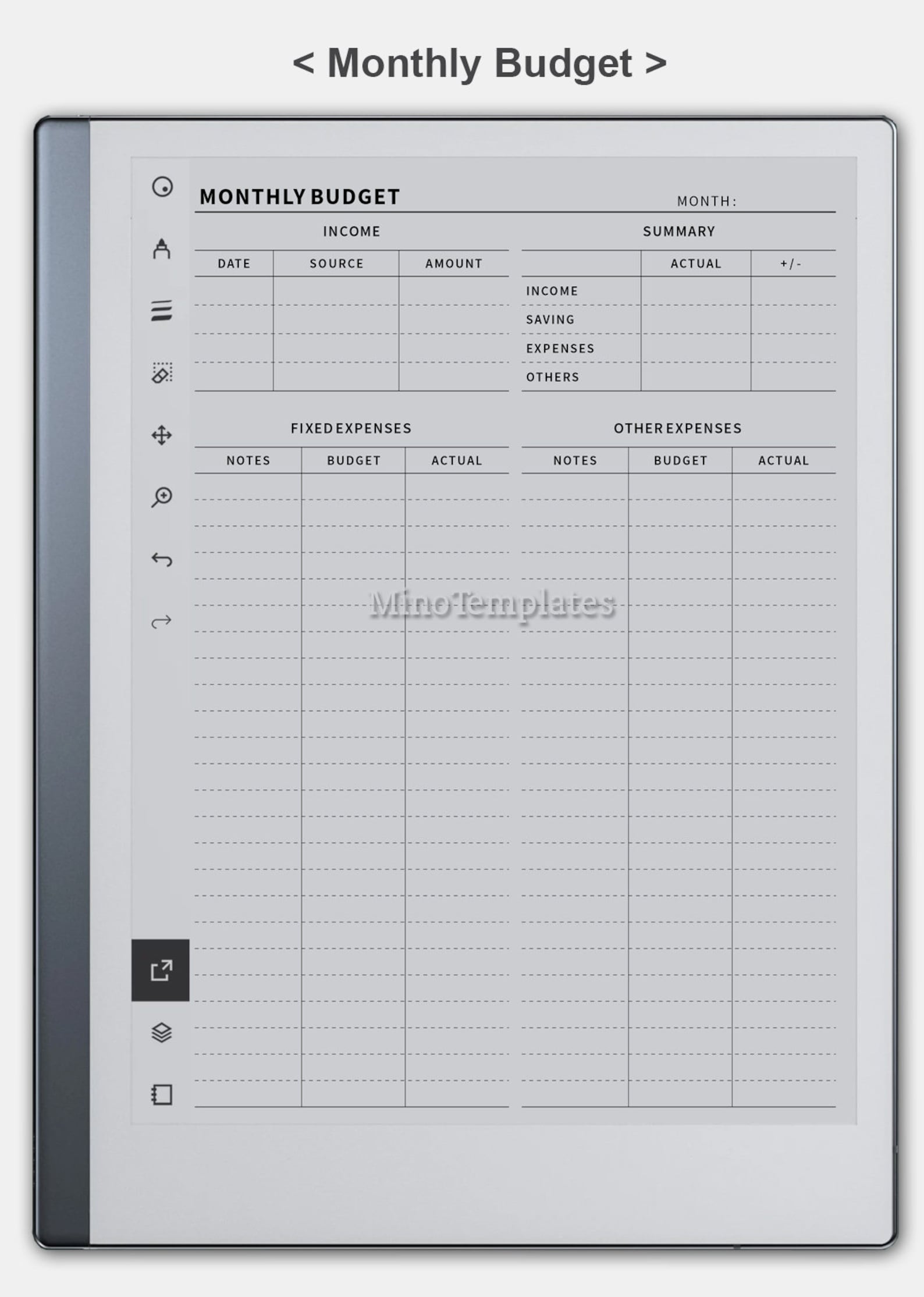 Monthly Budget Planner Expense Tracker Remarkable 2 - Etsy