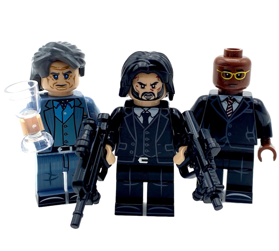 Classic Movie John Wick Set John Wick, Winston and Charon Custom Mini ...