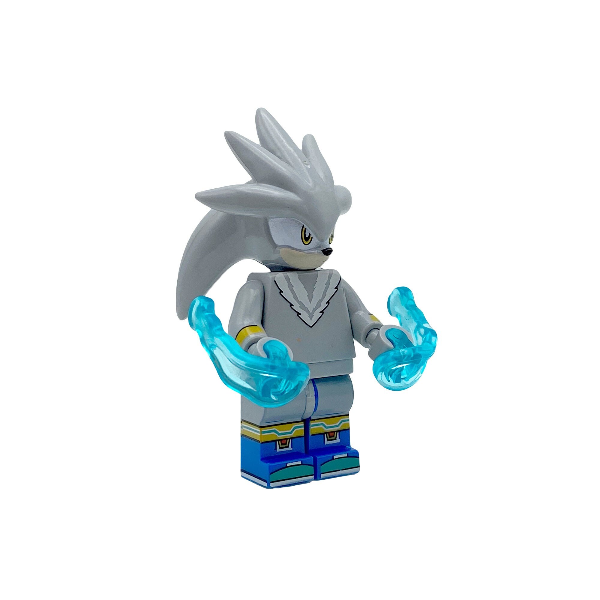 Silver Sonic Minifigure Hedgehog Gaming figure Sonic | Etsy