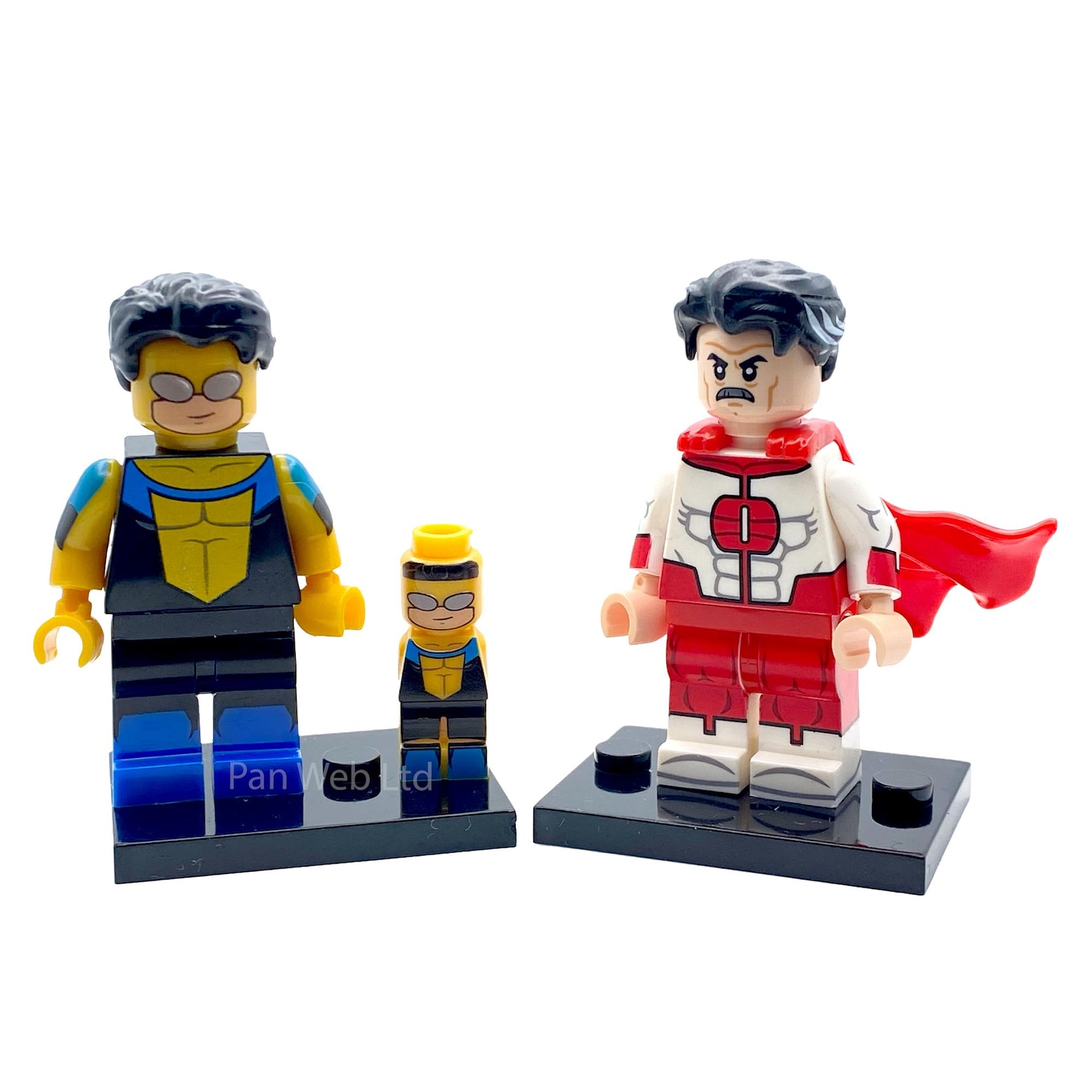 OMNI-MAN With Invincible Custom Mini-figure Duo Superhero Comic Book ...