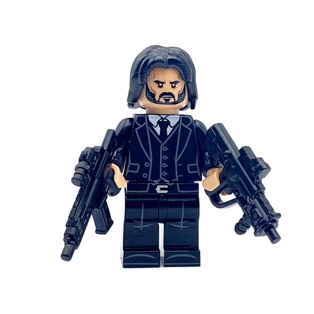 Classic Movie John Wick Custom Mini-figure Hand Assembled Minifigure - Etsy