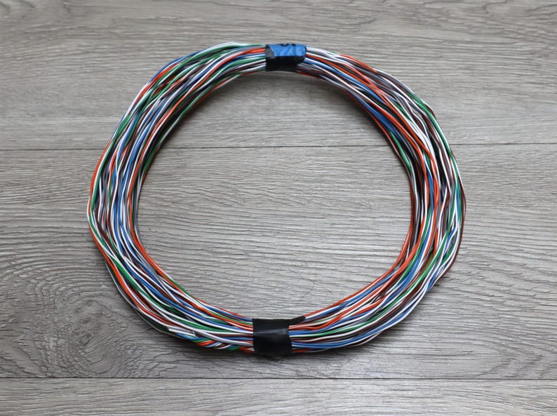 Cat 5 Copper Telephone Wire for Crafts | Choose Length and Number of ...