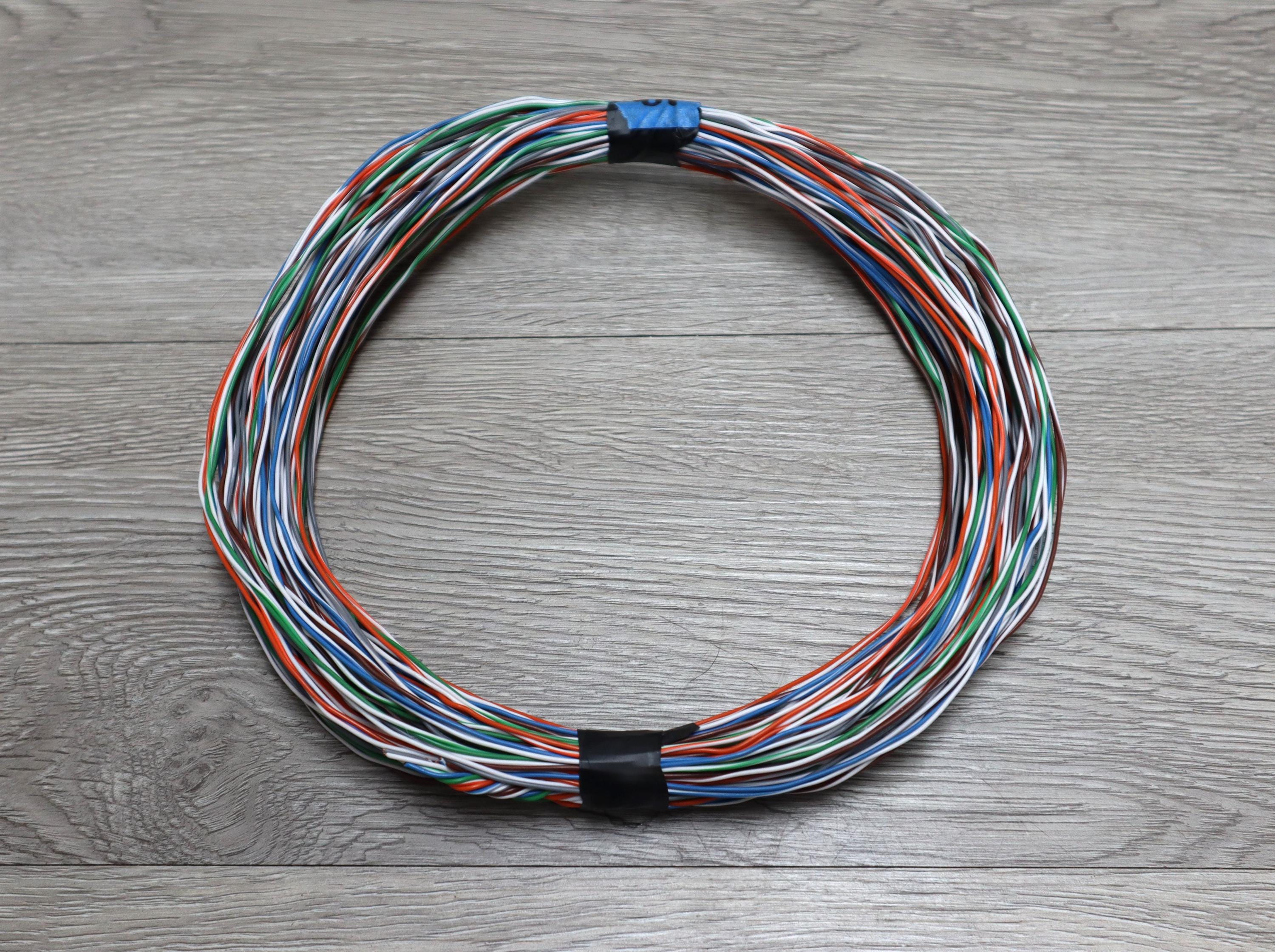 Cat 5 Copper Telephone Wire for Crafts | Choose Length and Number of ...