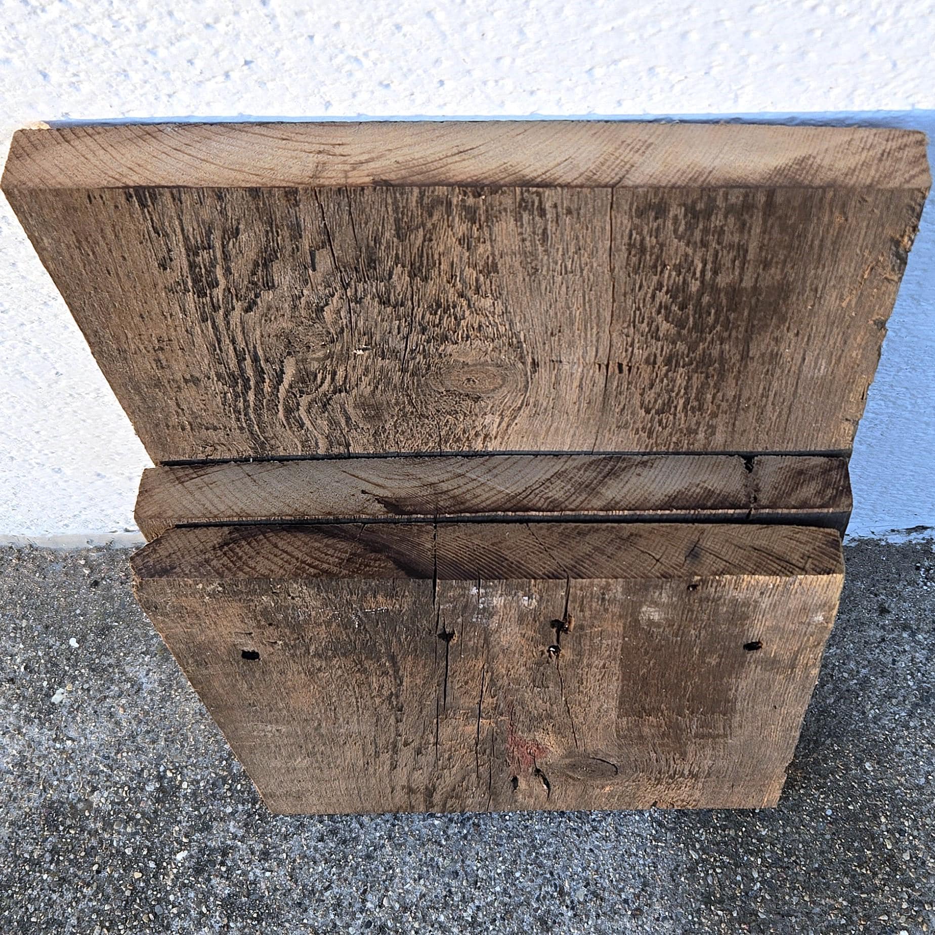 Barn Wood Sign Blank | Variable Size Reclaimed Wood | Brown Squares ...