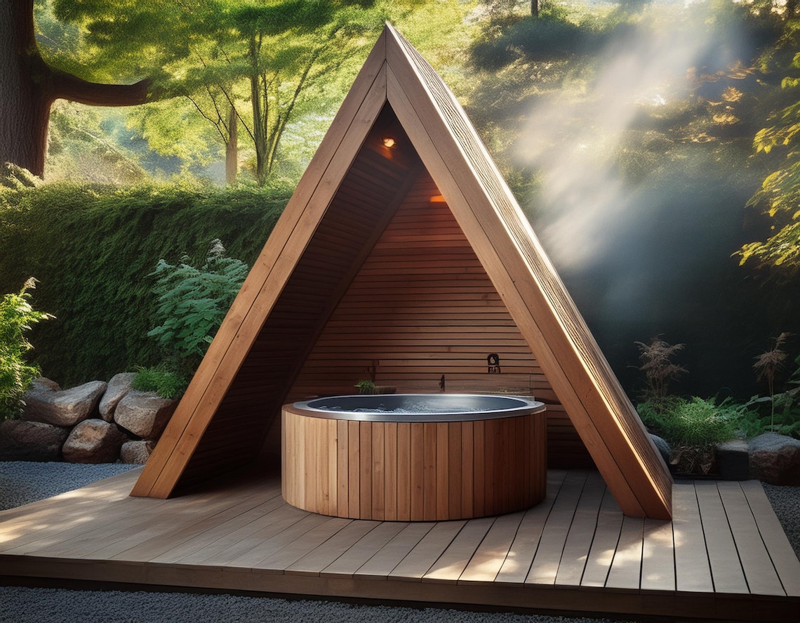 Plans for Wooden Outdoor Garden Yard Shelter 2.4 X 3.6m Spa Barbeque ...