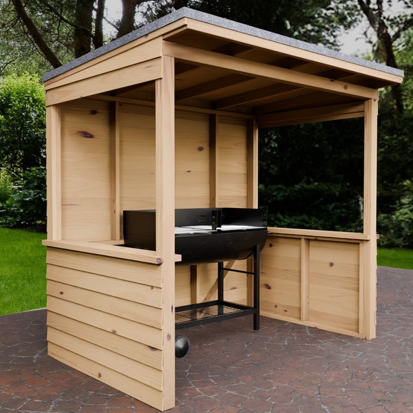 Grill Shelter Plans Etsy