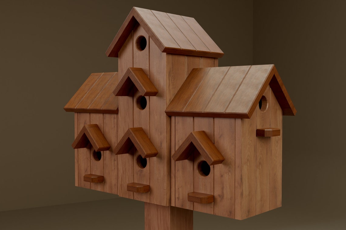 Plans for Wooden Garden Seven Bird Box House Build Plans Do It Yourself ...