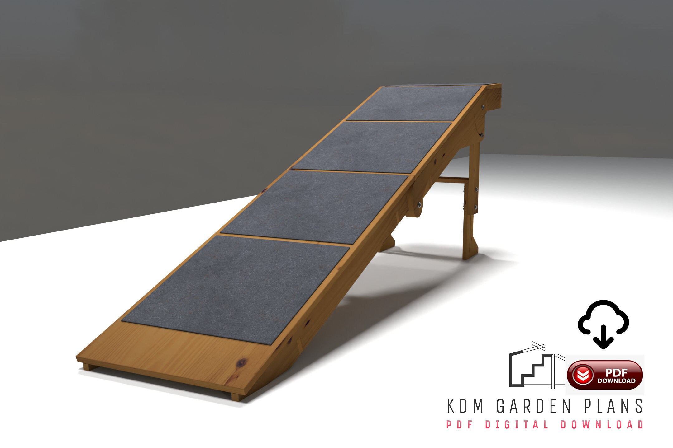 Plans for Adjustable Height Pet Dog Ramp for Car and Steps Access DIY ...