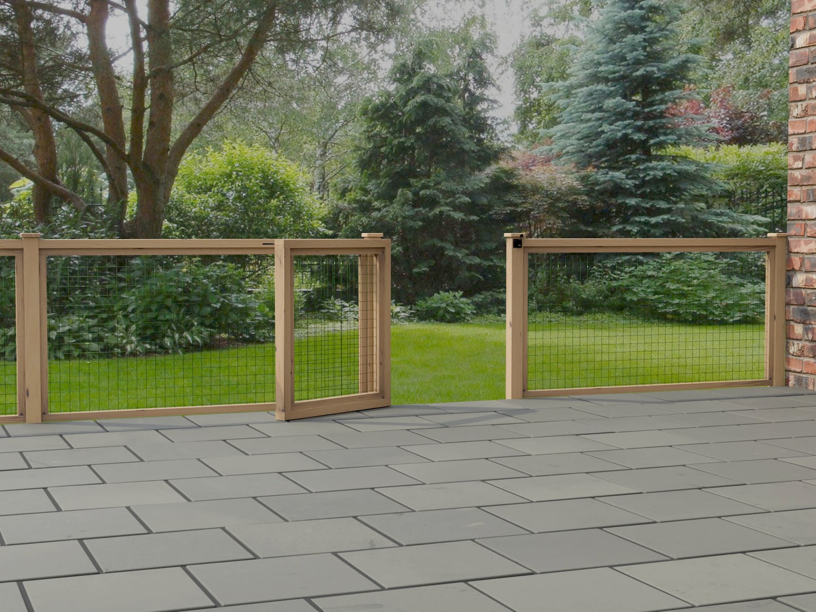 Plans for Wooden Modular Garden Fencing and Gate System 37 1/2" High ...
