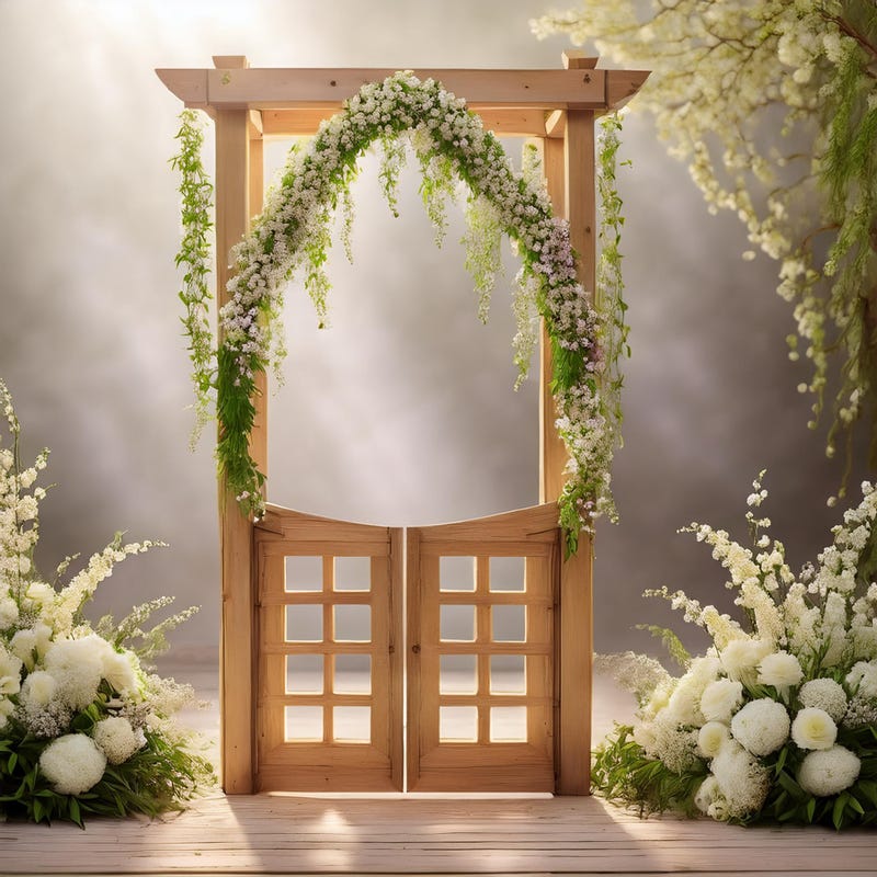 Arch Gate Wooden - Etsy UK