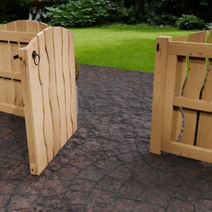 Plans for Quaint Wooden Fence System and Garden Gate Digital Woodwork ...