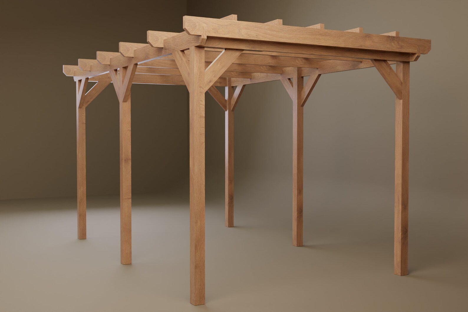 Plans for Wooden Garden Pergola 2.5mx4m DIY Digital Woodwork Plans ...