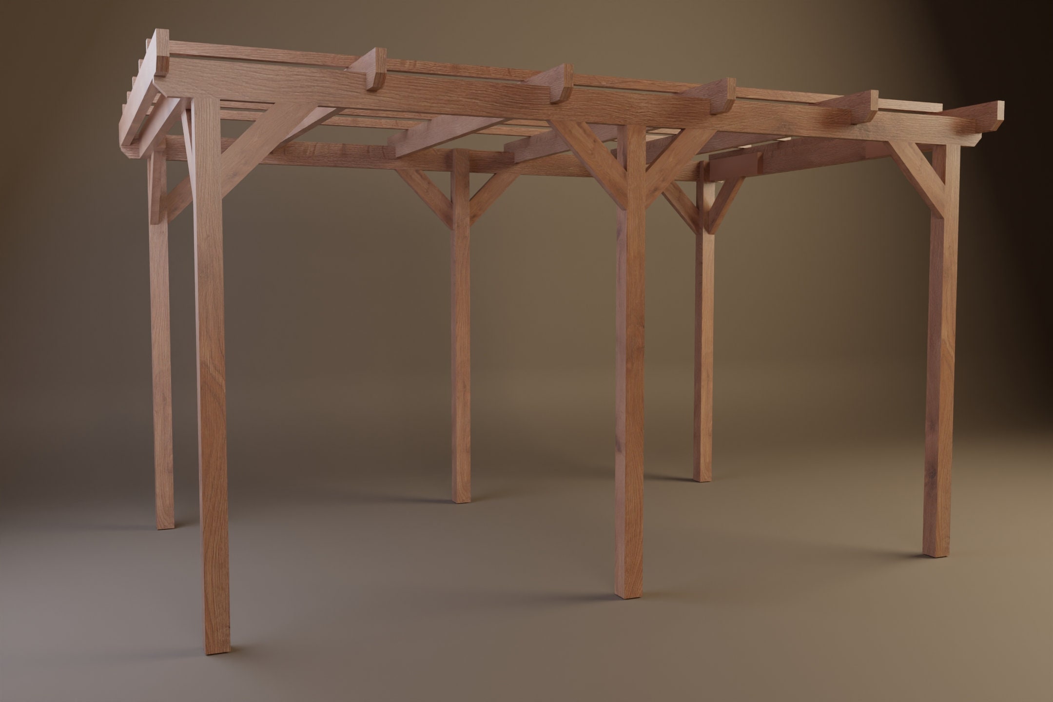 Plans for Wooden Garden Pergola 2.5mx4m DIY Digital Woodwork Plans ...