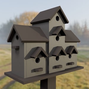 Plans for Wooden Garden Seven Bird Box House Build Plans Do It Yourself ...