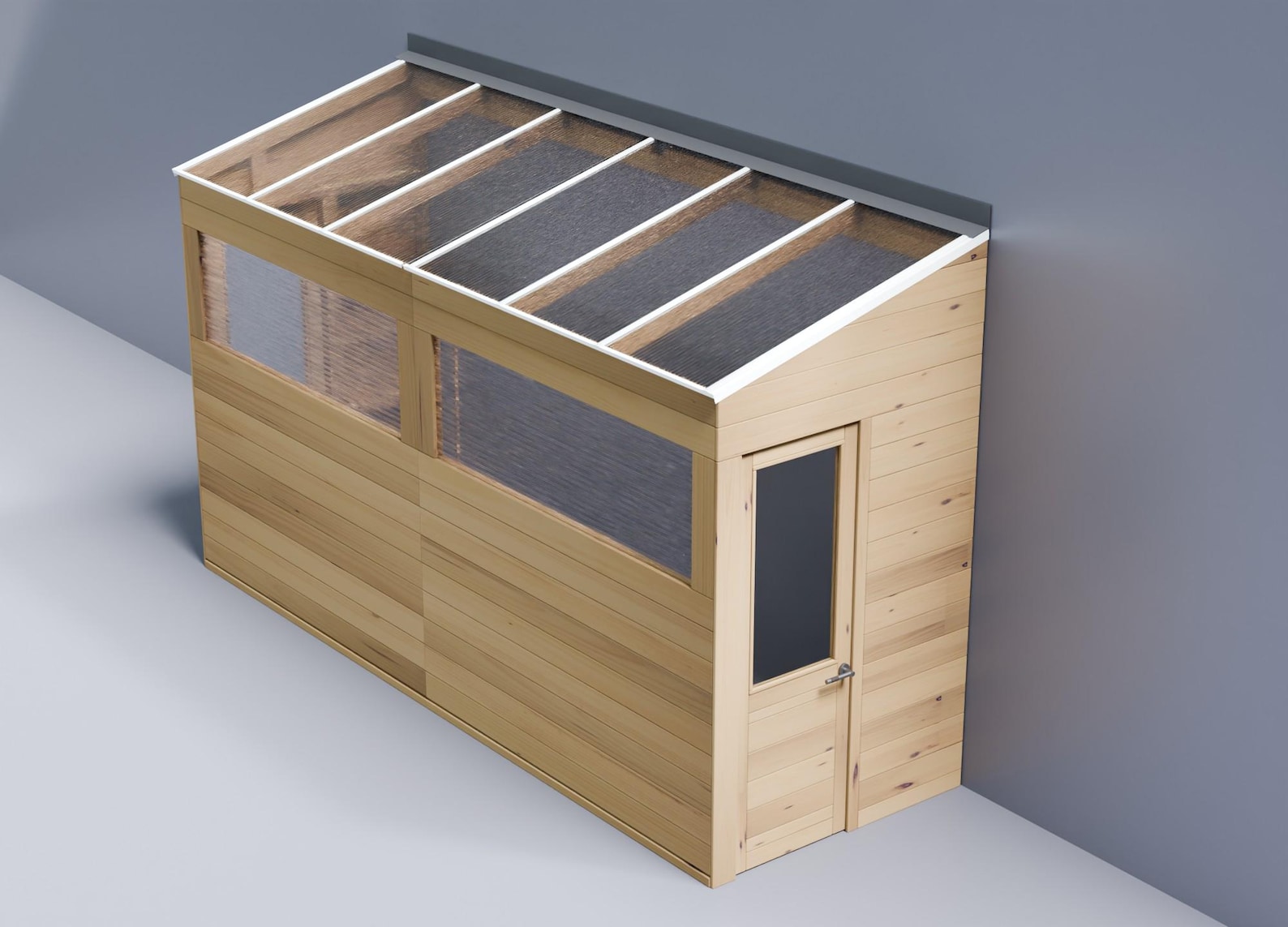 Plans for Wooden Narrow Covered Lean to Side of House Shelter 1.8m ...