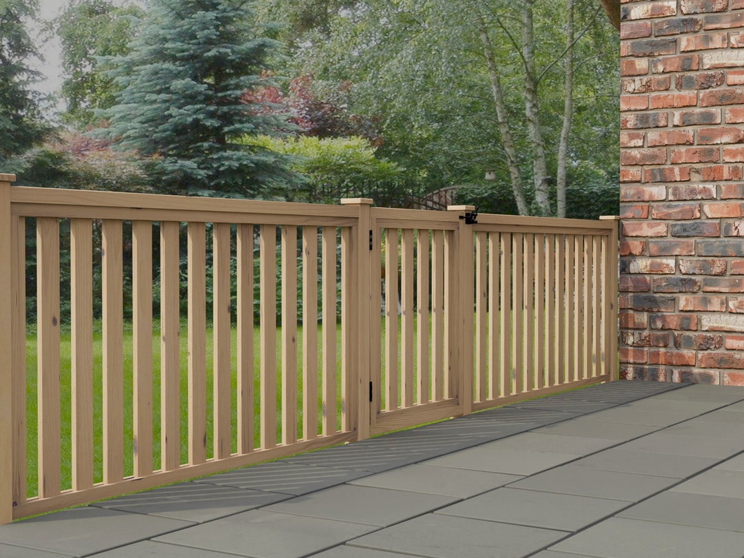 Plans for Wooden Modular Garden Fencing and Gate System 950mm High DIY ...