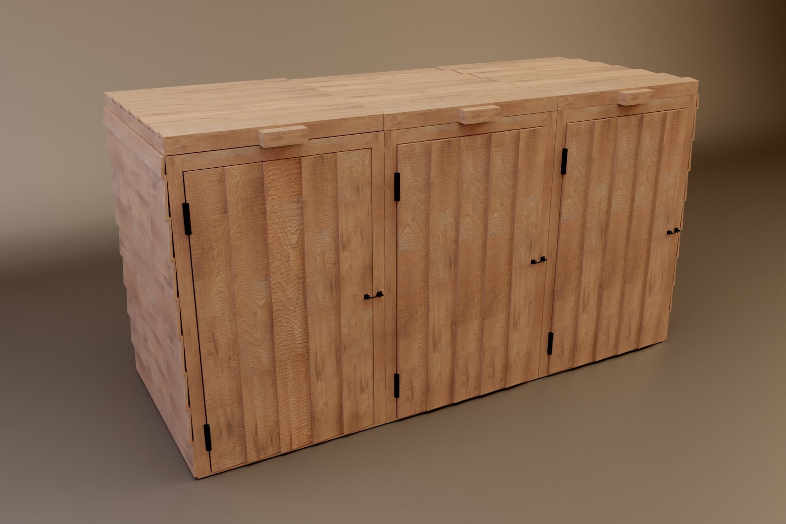 Plans for Single Double Triple Quad Garbage Wheelie Bin Store Digital ...