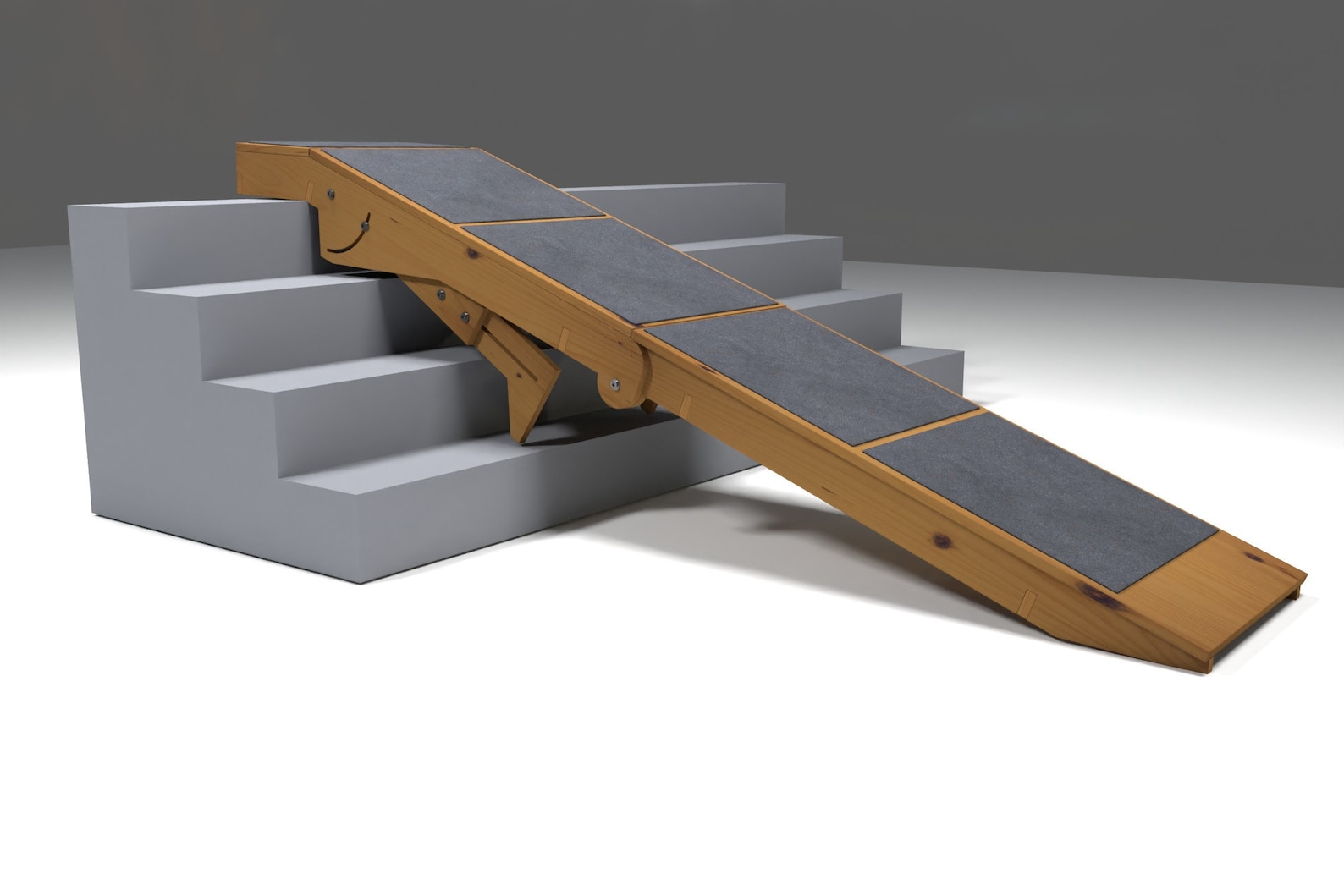 Plans for Adjustable Height Pet Dog Ramp for Car and Steps Access DIY ...