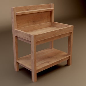 Plans for Wooden Garden Potting Table DIY 1m X 0.6m Digital Woodwork ...