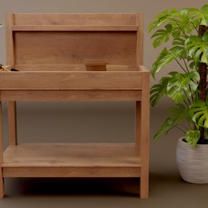 Plans for Wooden Garden Potting Table DIY 1m X 0.6m Digital Woodwork ...