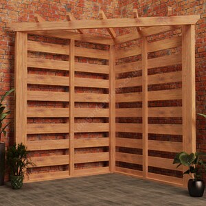 Plans for Wooden Corner Pergola 1.8m X 1.8m DIY Digital Woodwork Plans ...