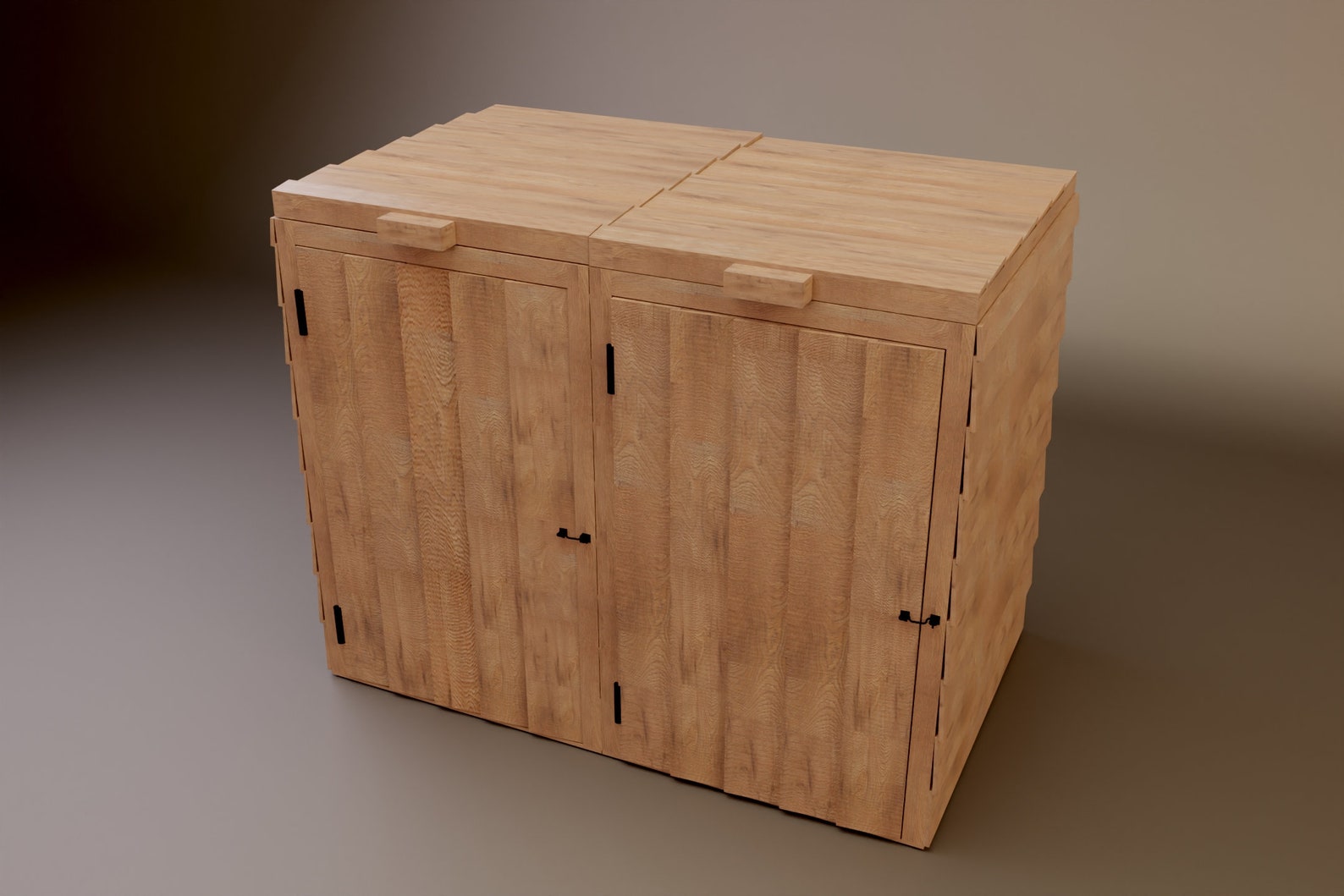 Plans for Single Double Triple Quad Garbage Wheelie Bin Store Digital ...