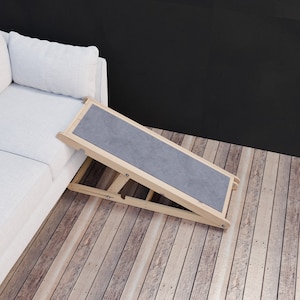 Plans for Adjustable 15cm to 60cm Small Dog Pet Ramp DIY Carpentry ...