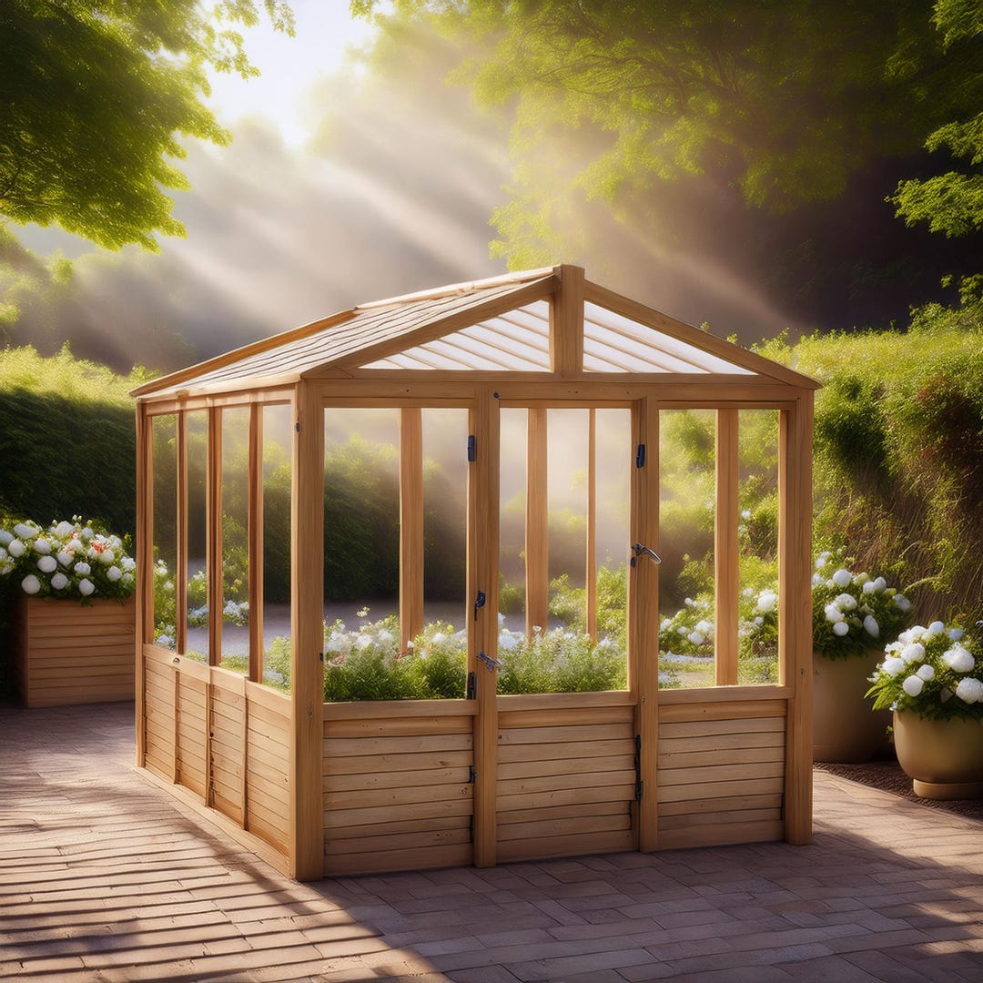 Plans for Brilliant Wooden Greenhouse Build Plans Do It Yourself ...