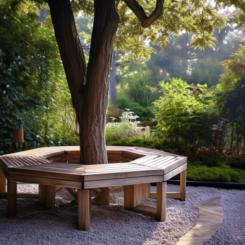 Tree Bench Plans - Etsy