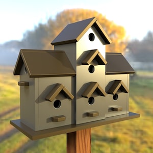 Plans for Wooden Garden Seven Bird Box House Build Plans Do It Yourself ...