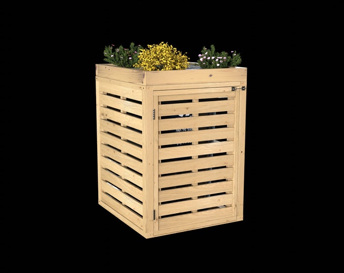 Plans How to Build A Octagon Wood Garbage Storage Recycle Box Download ...