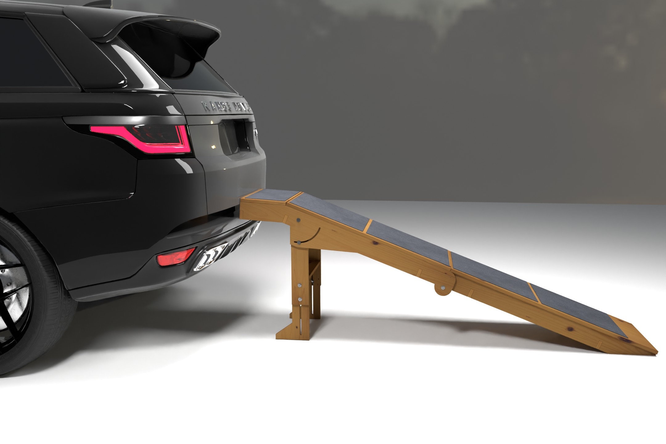 Plans for Adjustable Height Pet Dog Ramp for Car and Steps Access DIY ...