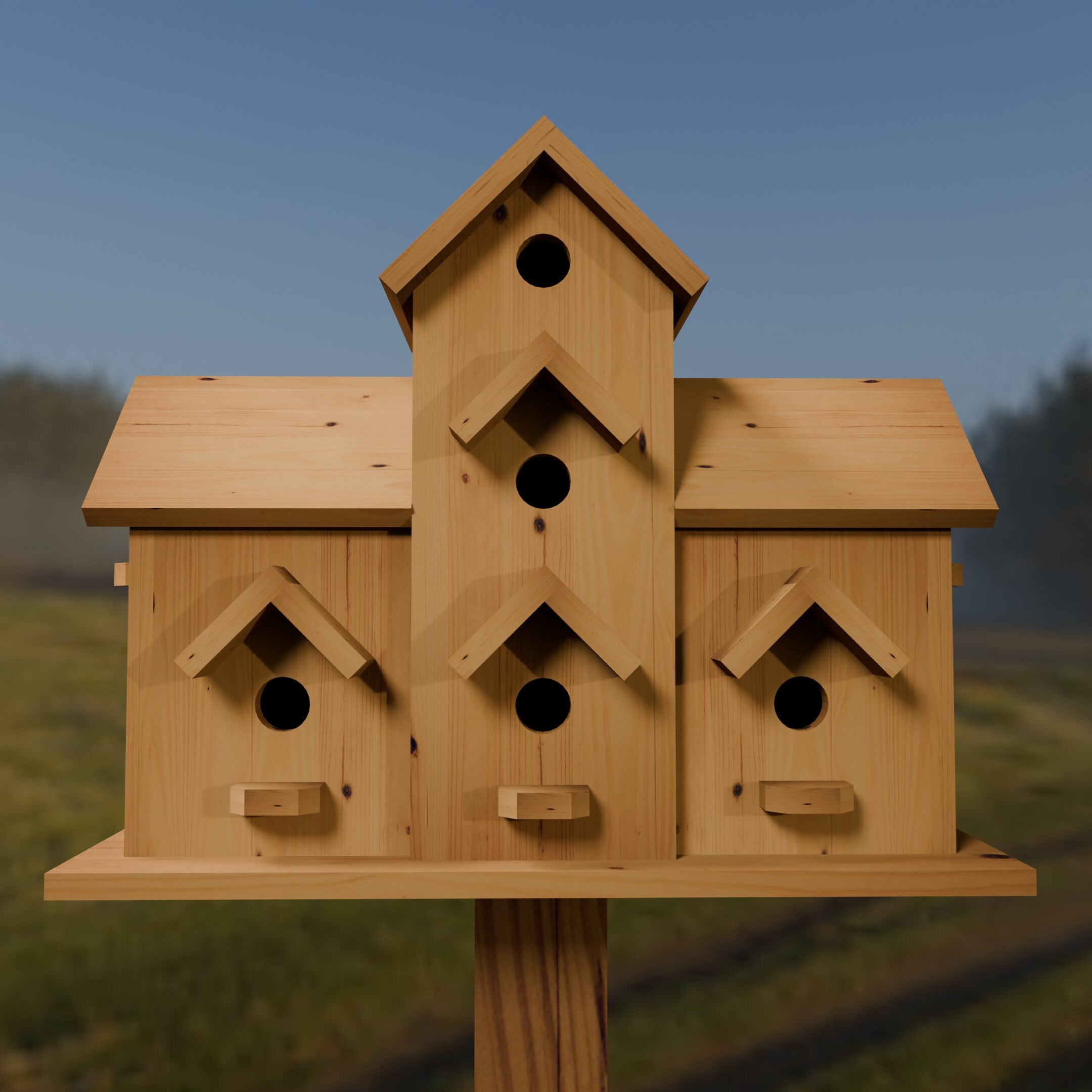 Plans for Wooden Garden Seven Bird Box House Build Plans Do It Yourself ...