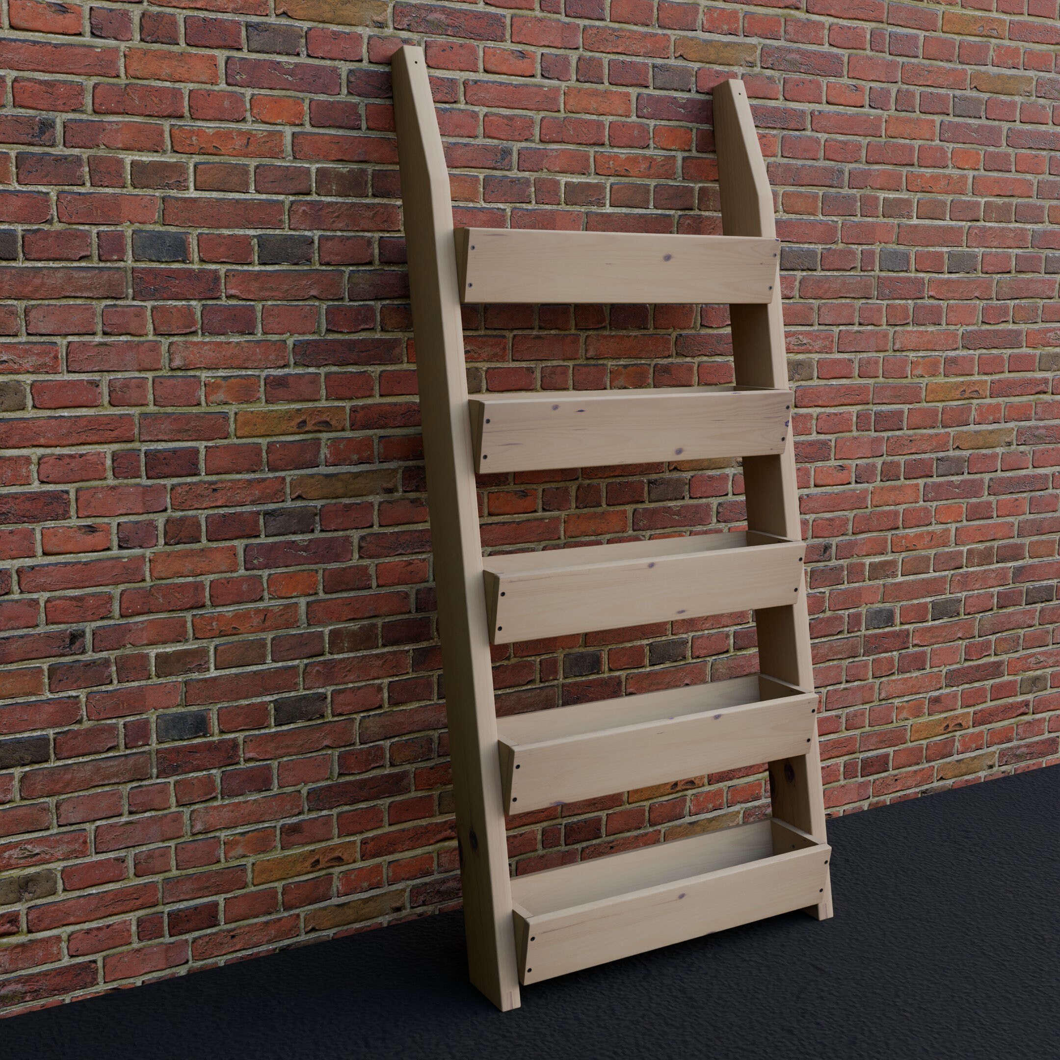 Plans for Flower Pot Ladder Planter 89cm X 200cm Five Boxes DIY Digital ...