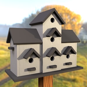 Plans for Wooden Garden Seven Bird Box House Build Plans Do It Yourself ...